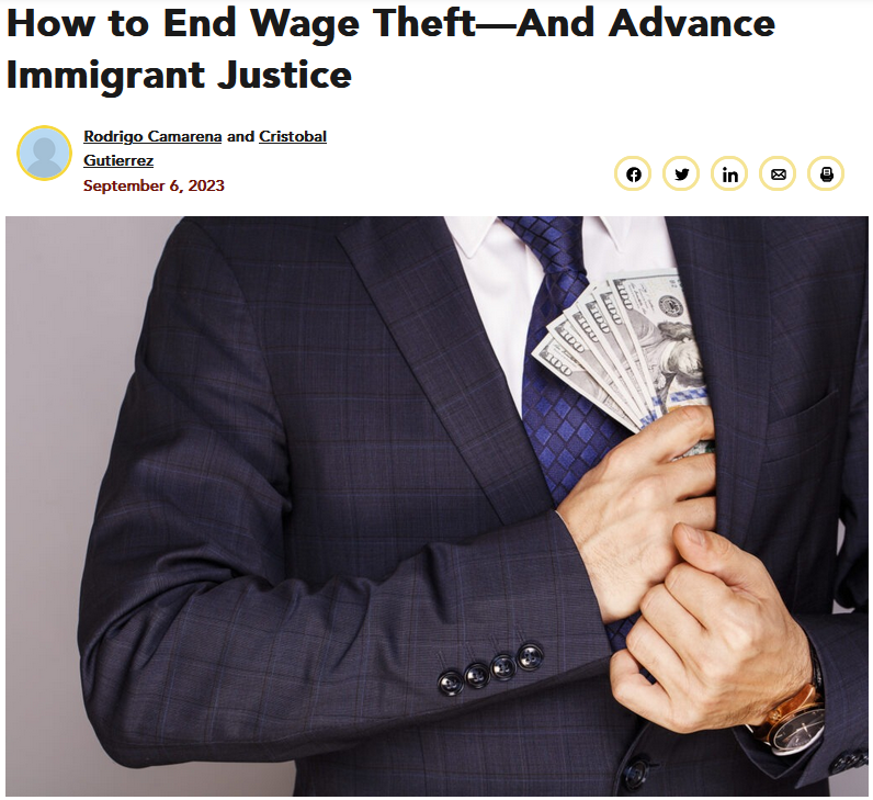 'Wage Theft Is Built Into the Business Models of Many Industries' - FAIR